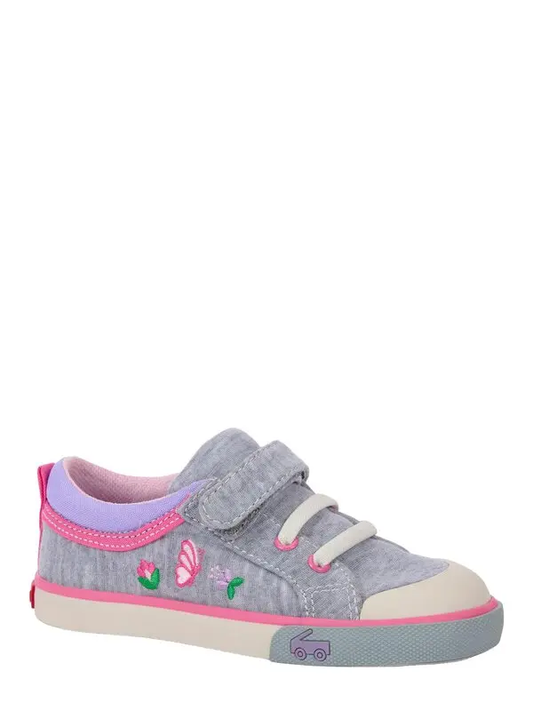 See Kai Run Kristin Sneaker - Gray Jersey/garden