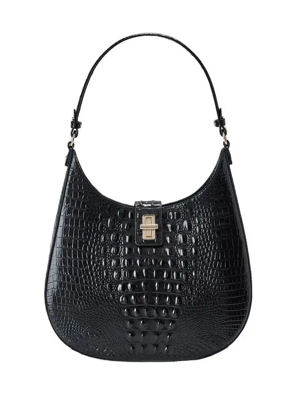 Brahmin Fallon Shoulder Bag - Black