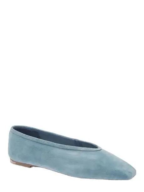 TONY BIANCO Bianca Ballet Flat - Denim Suede