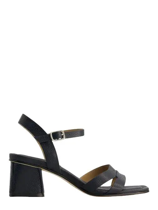 Bernardo Tarra Mid Heel Sandal - Navy