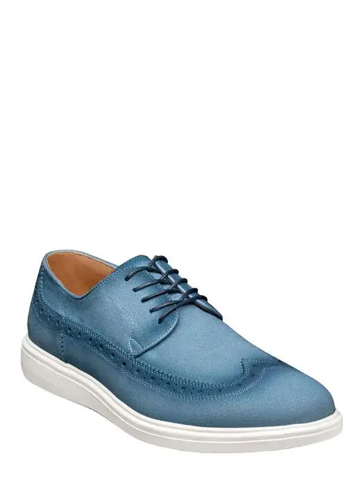 STACY ADAMS Trudell Wingtip Oxford - Light Blue