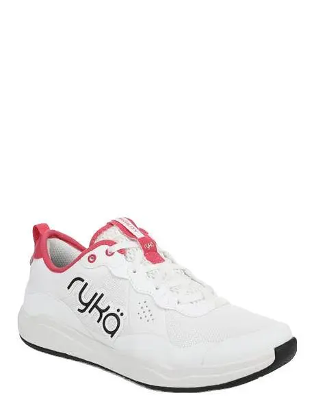 RYKA Court Agility Sneakers - White/ Popstar Pink