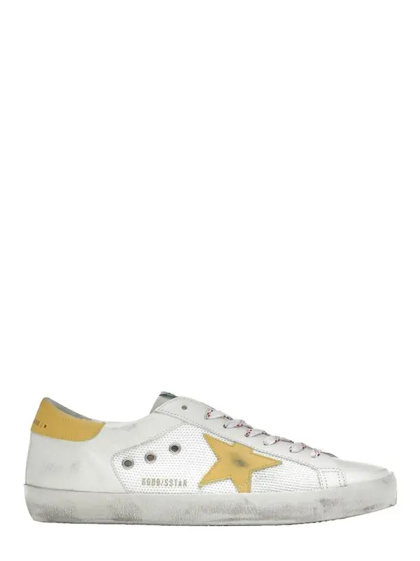 GOLDEN GOOSE Super Star Sneakers - White/yellow