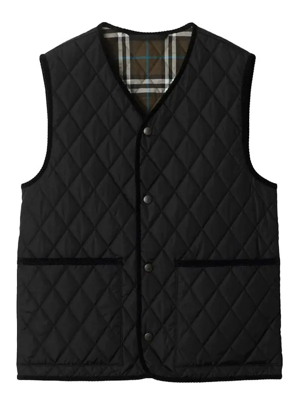 Burberry Quilted Gilet - Black