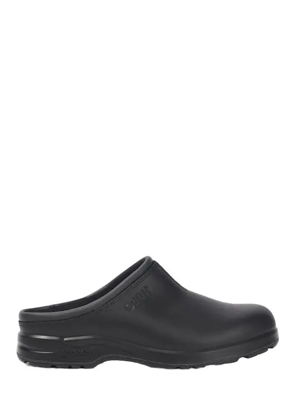 Comme Des Garçons Leather Mules - Black