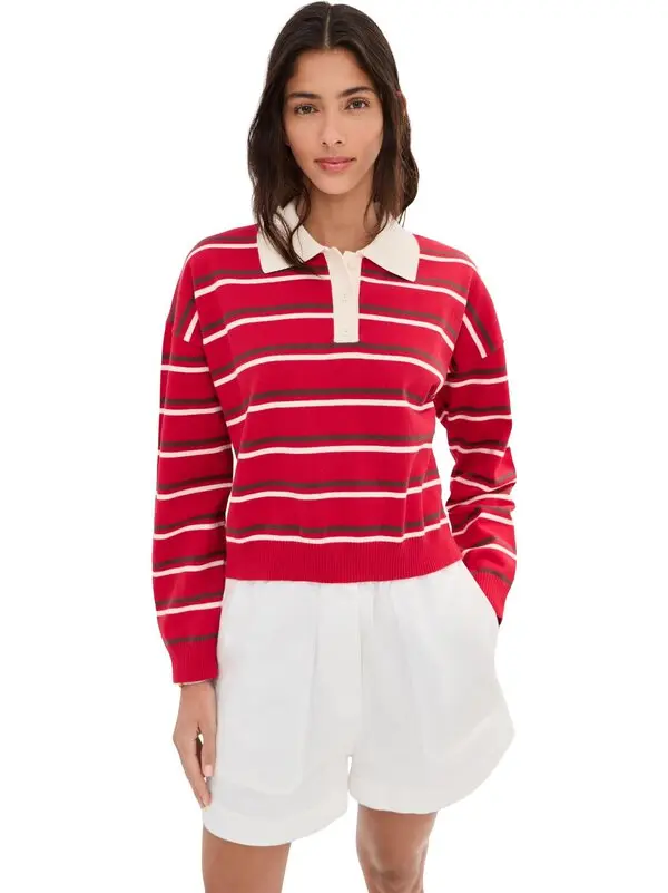 LE BOP Zadie Polo - Goji Stripe