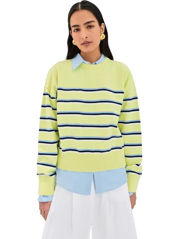 LE BOP Striped Pullover - Sunglow Stripe