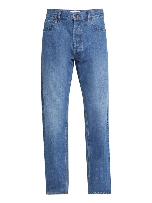 THE ROW Burt Straight-leg Jeans - Mdblue