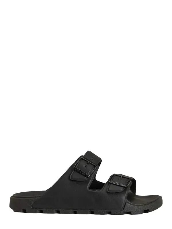 Woolrich Double-buckle Slides - Black