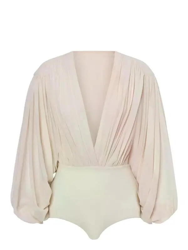 Philosophy Di Lorenzo Serafini Draped-sleeve Top - Pink