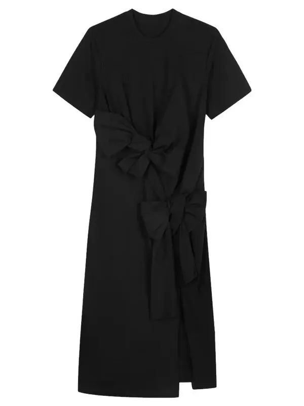 JNBY Bow-detail Dress - Black