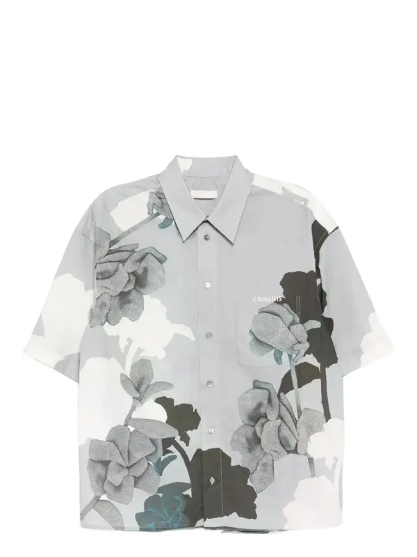 CROQUIS Logo-print Shirt - Grey