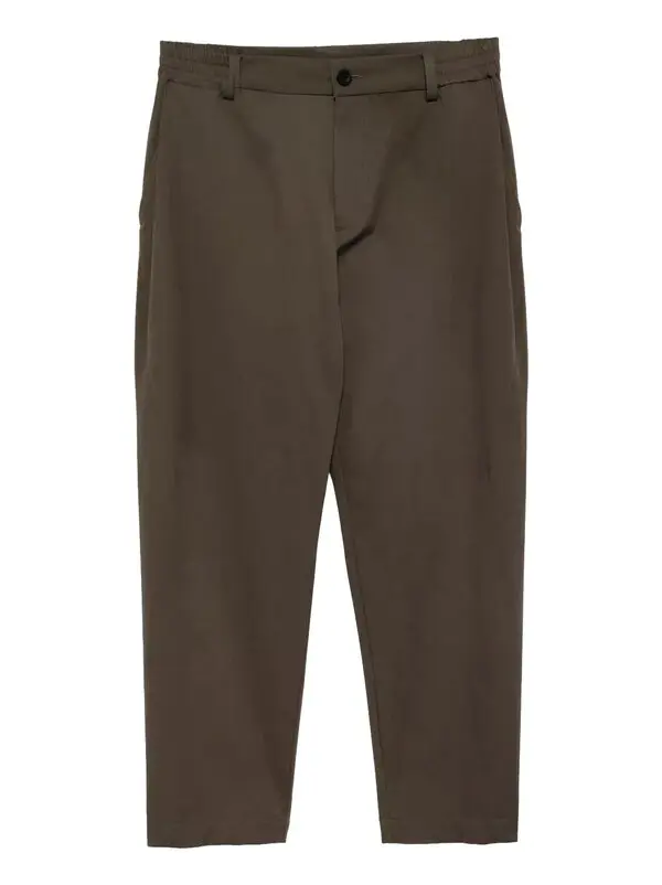 CROQUIS Tapered Trousers - Brown