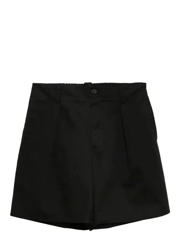 CROQUIS Cotton Shorts - Black