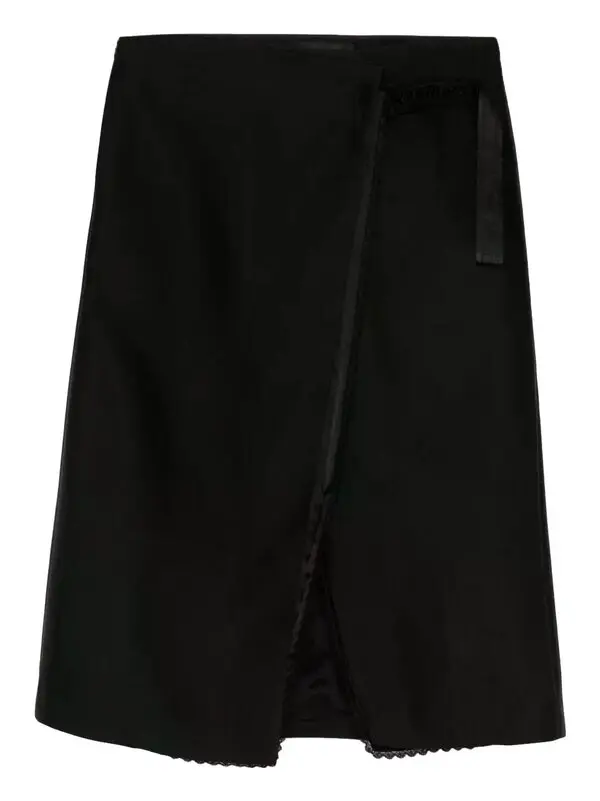 JNBY Lace Trim Skirt - Black