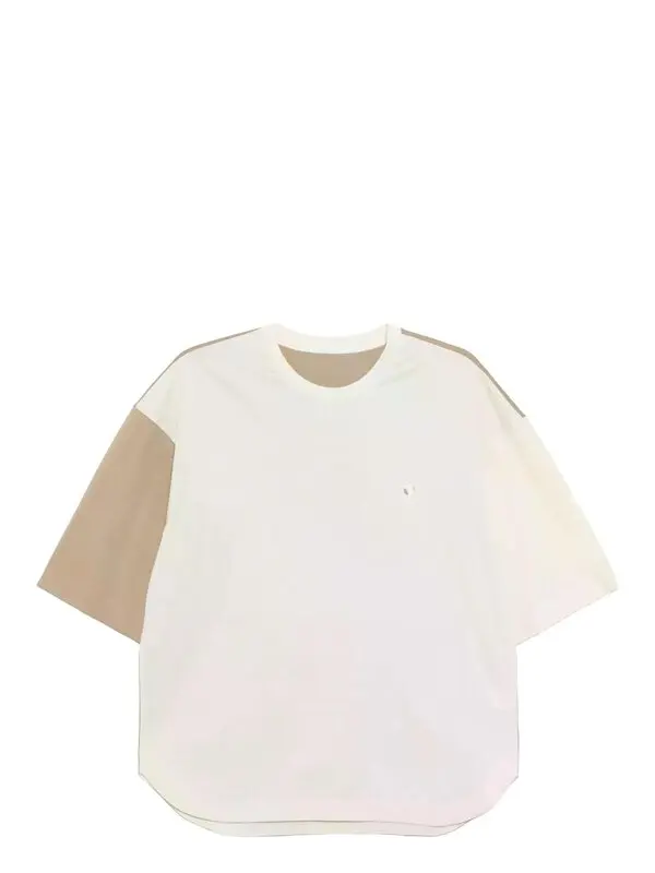 CROQUIS Panelled T-shirt - Neutrals