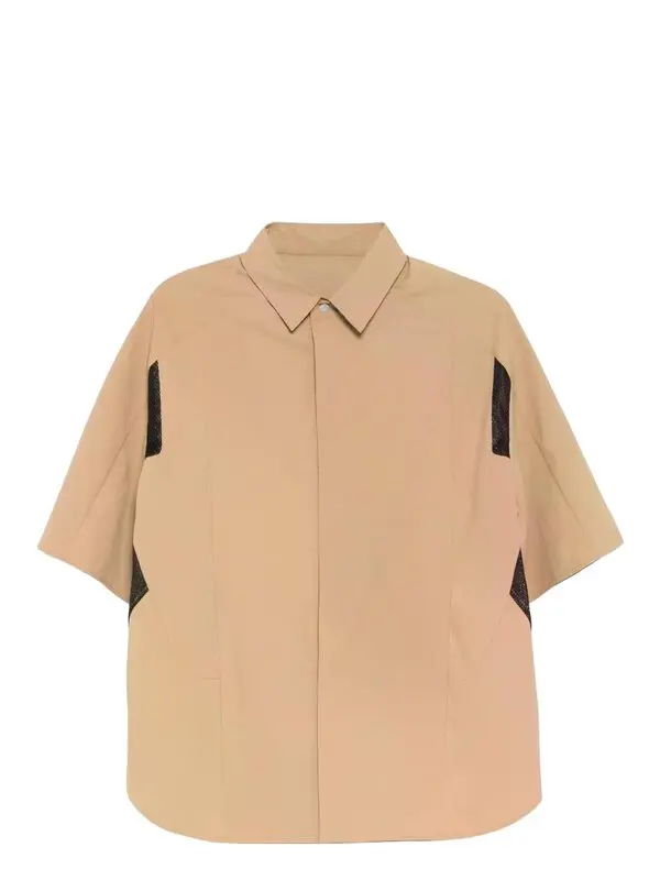 CROQUIS Panelled Shirt - Brown