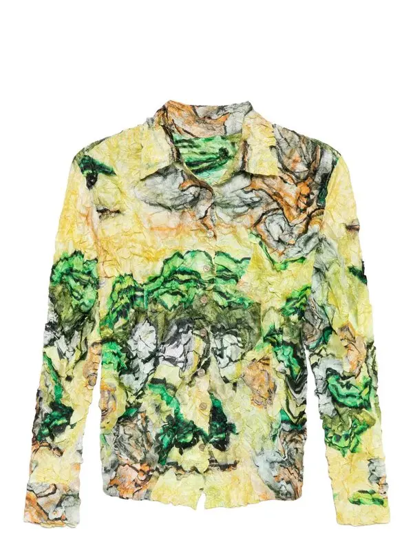 JNBY Graphic-print Shirt - Yellow
