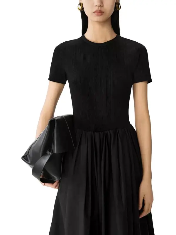 JNBY Curl Edge Hem Dress - Black