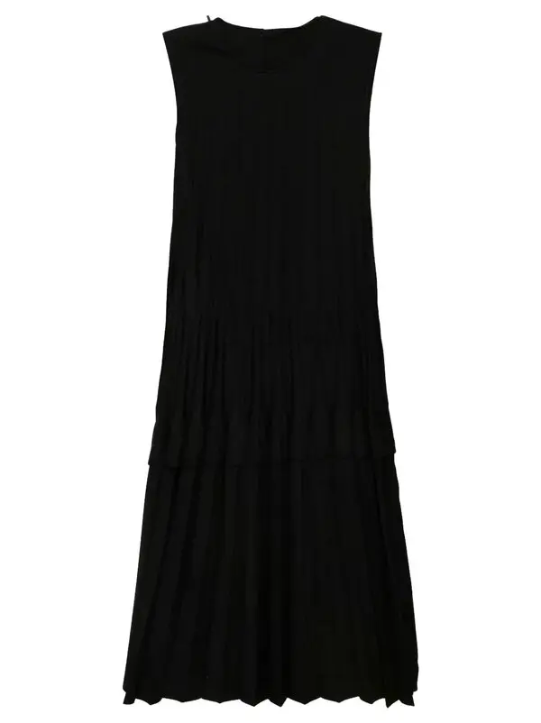 JNBY Pleated Midi Dress - Black