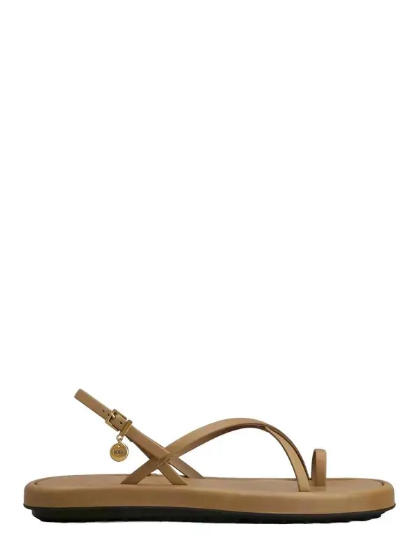 TOD'S Leather Sandals - Brown