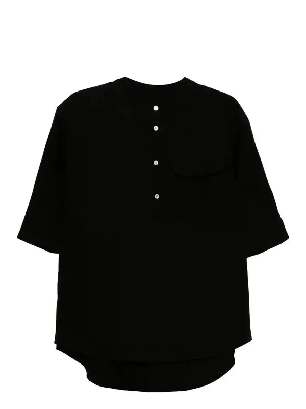 CROQUIS Linen T-shirt - Black