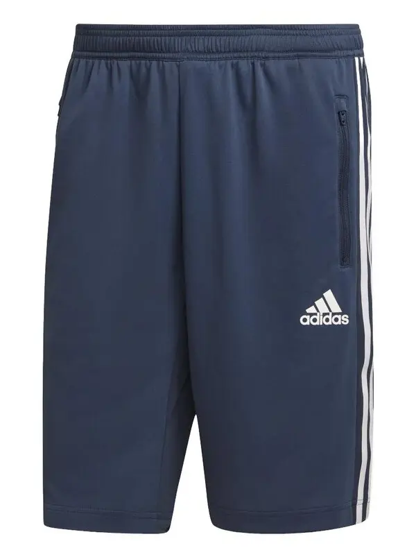 Adidas Designed To Move 3-stripes Primeblue Shorts - Crew Navy / White
