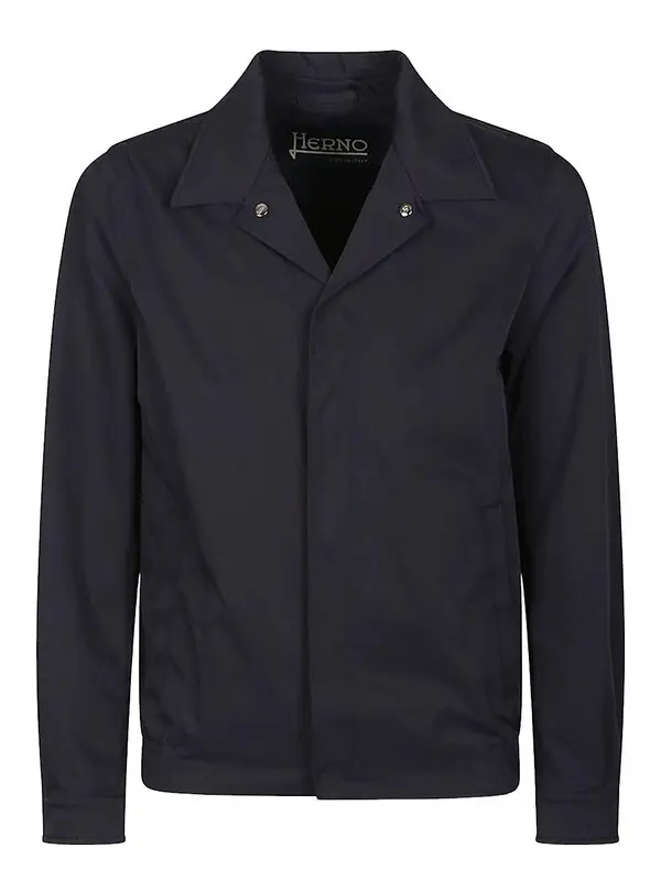 Herno Cotton Feel Shirt Jacket - Blue