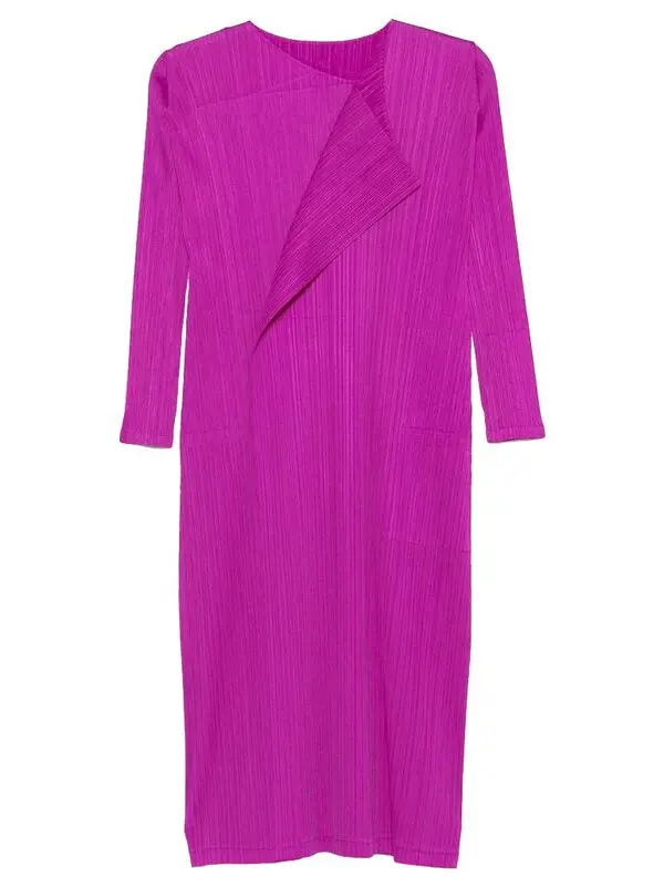 Issey Miyake Pleated Dress - Pink