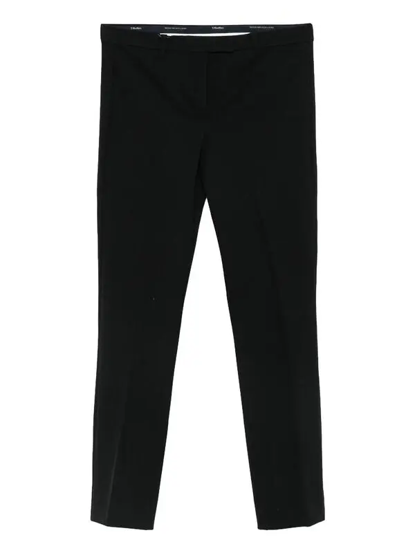 Max Mara Cropped Leg Trousers - Black