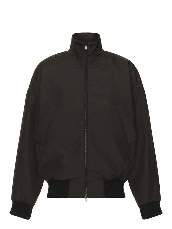 Fear Of God High Neck Track Jacket - Black