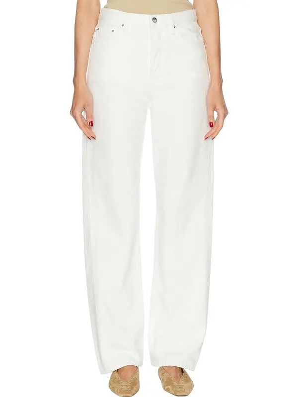 TOTEME Twisted Seam Full Length Jeans - Off White