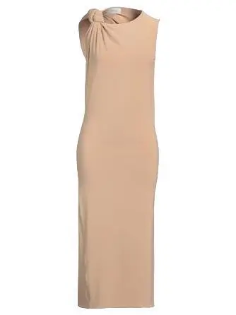 Sportmax Midi Bodycon Dress - Beige