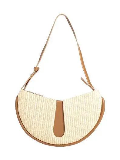 THEMOIRE Straw Hobo Bag - Beige