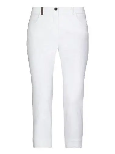 Peserico Cropped Skinny Pants - White
