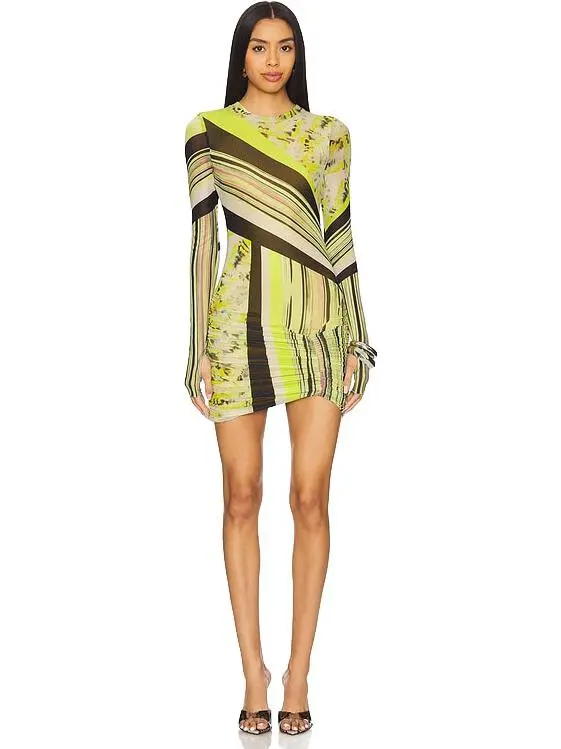 AFRM Mirza Mini Dress - Wing Stripe
