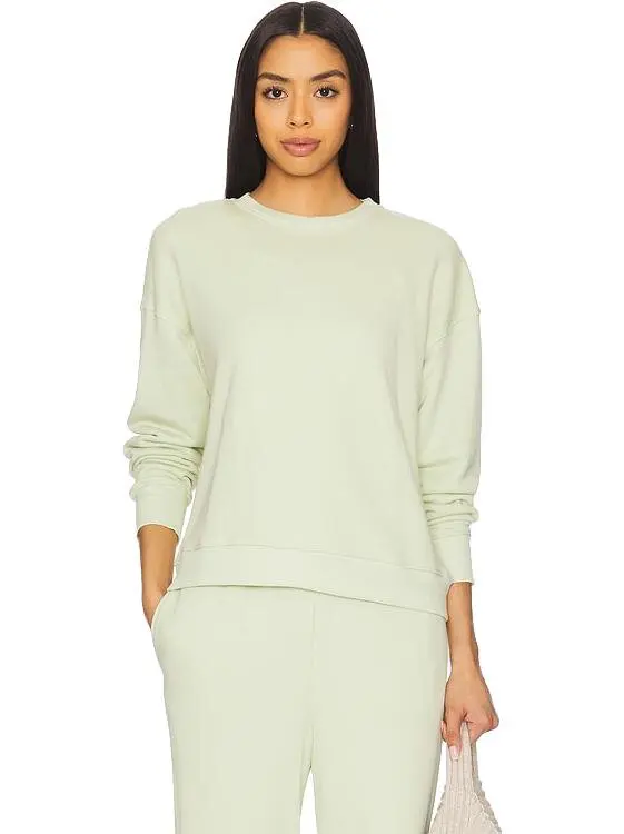 Eberjey French Terry Sweatshirt - Matcha