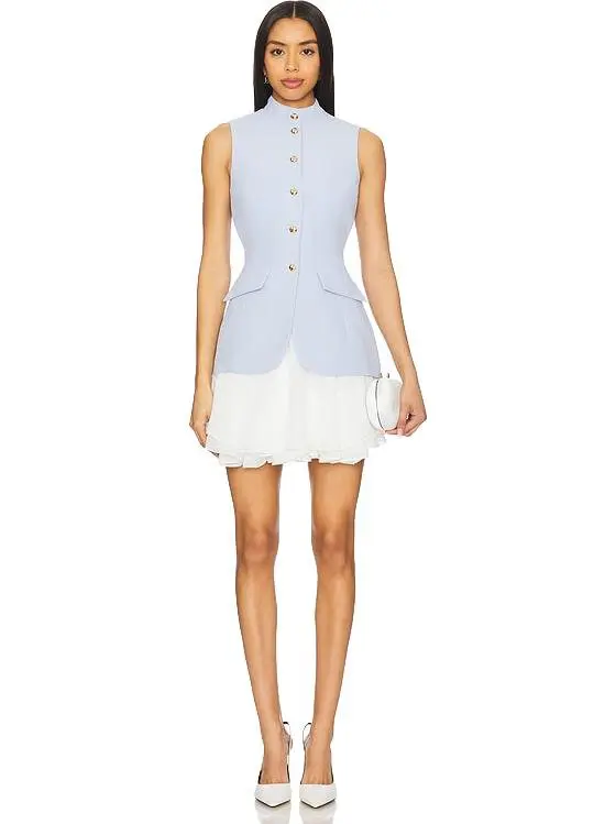 Amanda Uprichard Justine Dress - Arctic & Ivory
