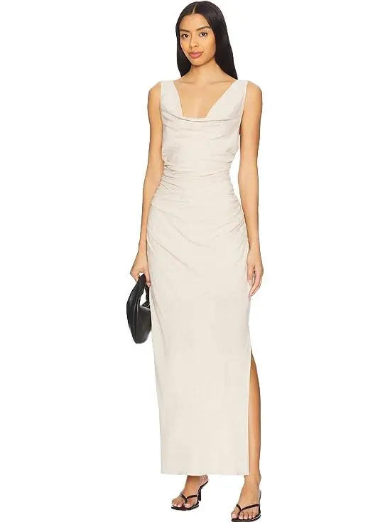 SOVERE / Bella Midi Dress - Neutral