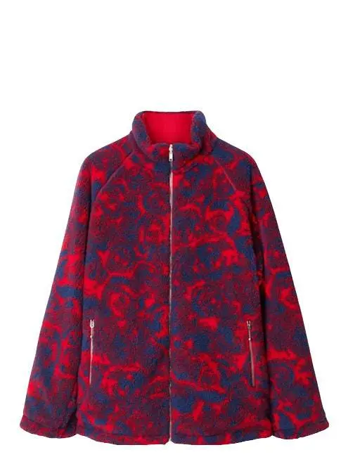 Burberry Reversible Fleece Jacket - Red