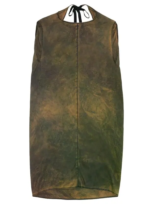 MAISON MARGIELA Silk Midi Dress - Brown