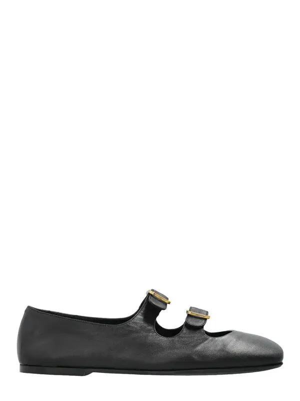 Agl Ceramic Ballerina Flats - Black