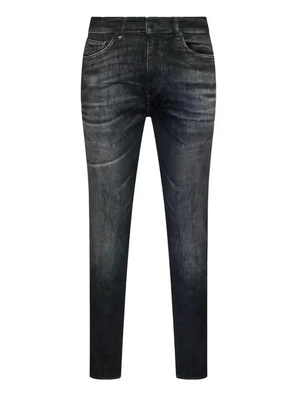 BOSS Taber-200 Stonewashed Jeans - Grey