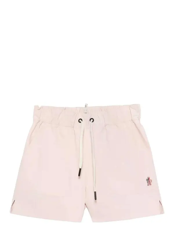 Moncler Embroidered Shorts - Pink