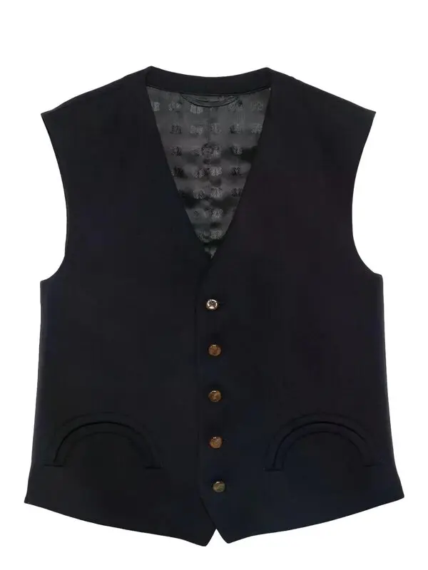 BLAZÉ MILANO Feral Waistcoat - Blue