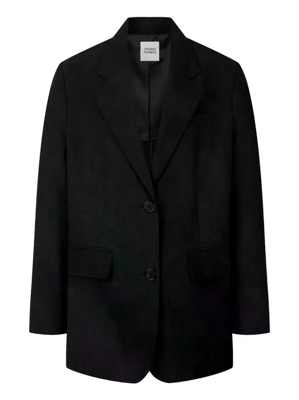 STUDIO TOMBOY Single-breasted Tailored Blazer - Black