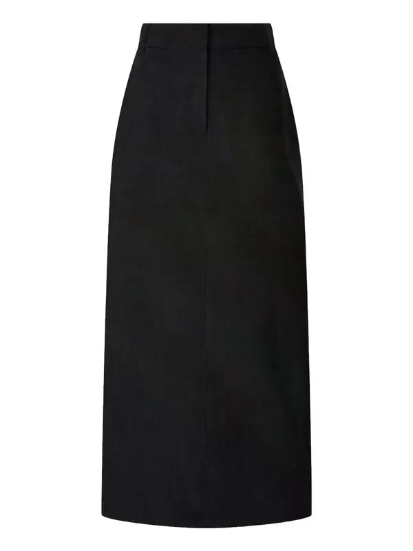 STUDIO TOMBOY Drawstring-waist Maxi Skirt - Black
