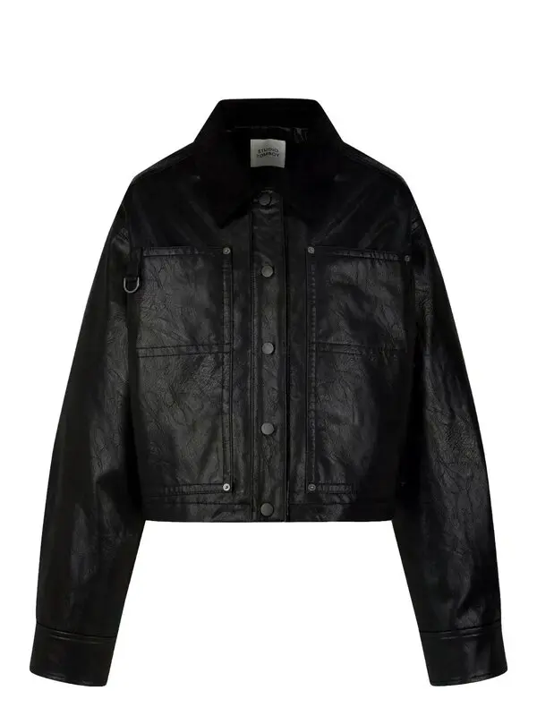 STUDIO TOMBOY Faux-leather Jacket - Black
