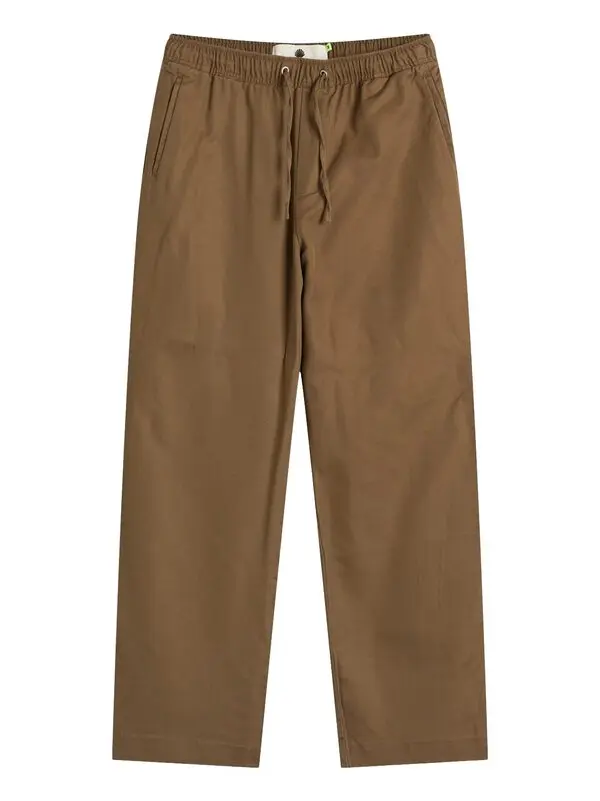 NEW AMSTERDAM SURF ASSOCIATION Twill Work Trousers - Brown
