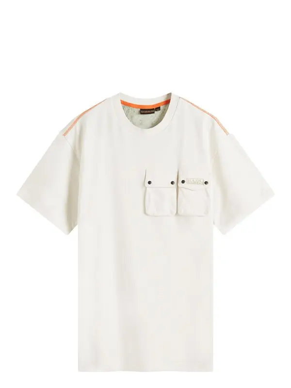 NAPAPIJRI Multi Pocket T-shirt - White Whisper